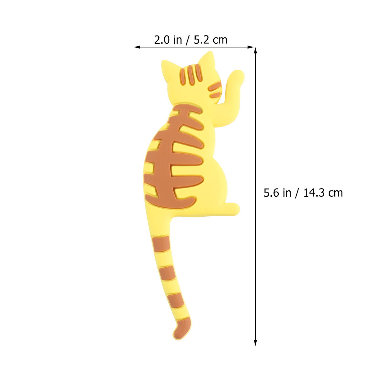 4 Силиконовых Котообразных Крючка Самоклеящиеся Подвески Без Шума 5 2X14 3Cm