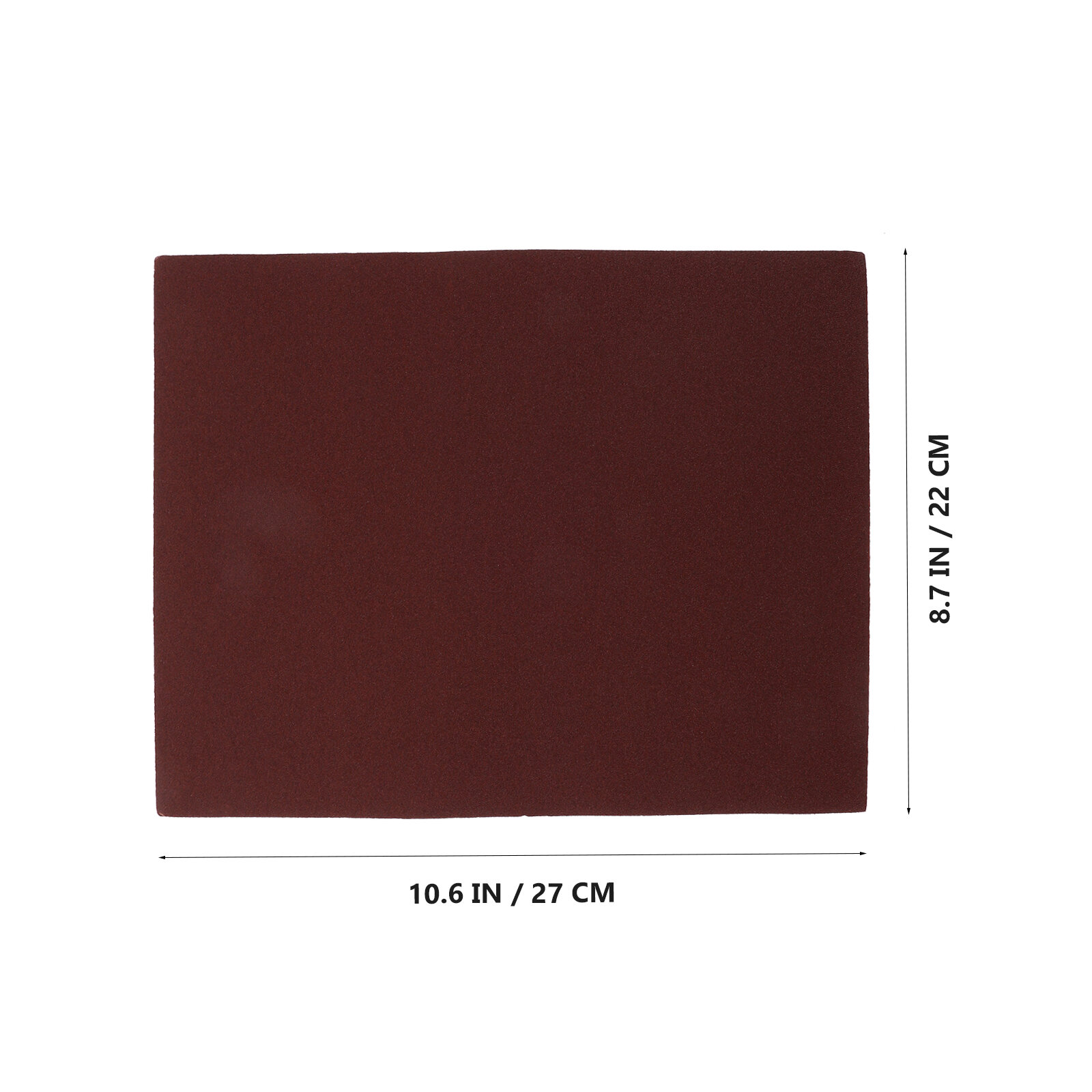 Бумага для точения когтей, специальное покрытие 320 grit, размер 27.00x22.00 см, пачка из 20 штук