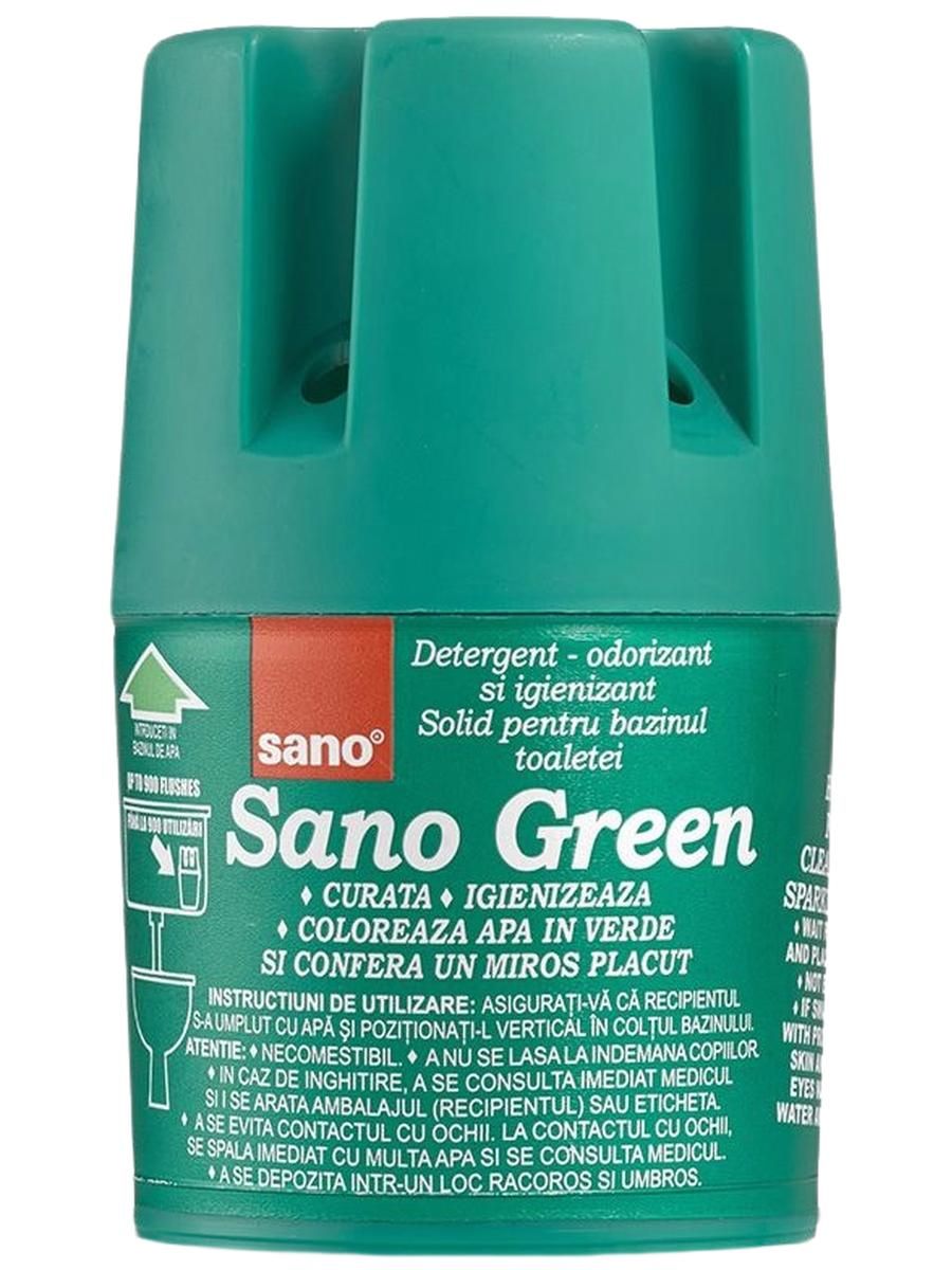 SANO GREEN Блок для унитаза (900 сливов), 150г