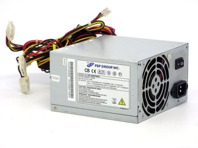 Блок питания FSP HH-350ATX(PF) (HH-350ATX(PF)) - 350 Вт, ATX 20+4-pin, 4-pin CPU, 1 SATA