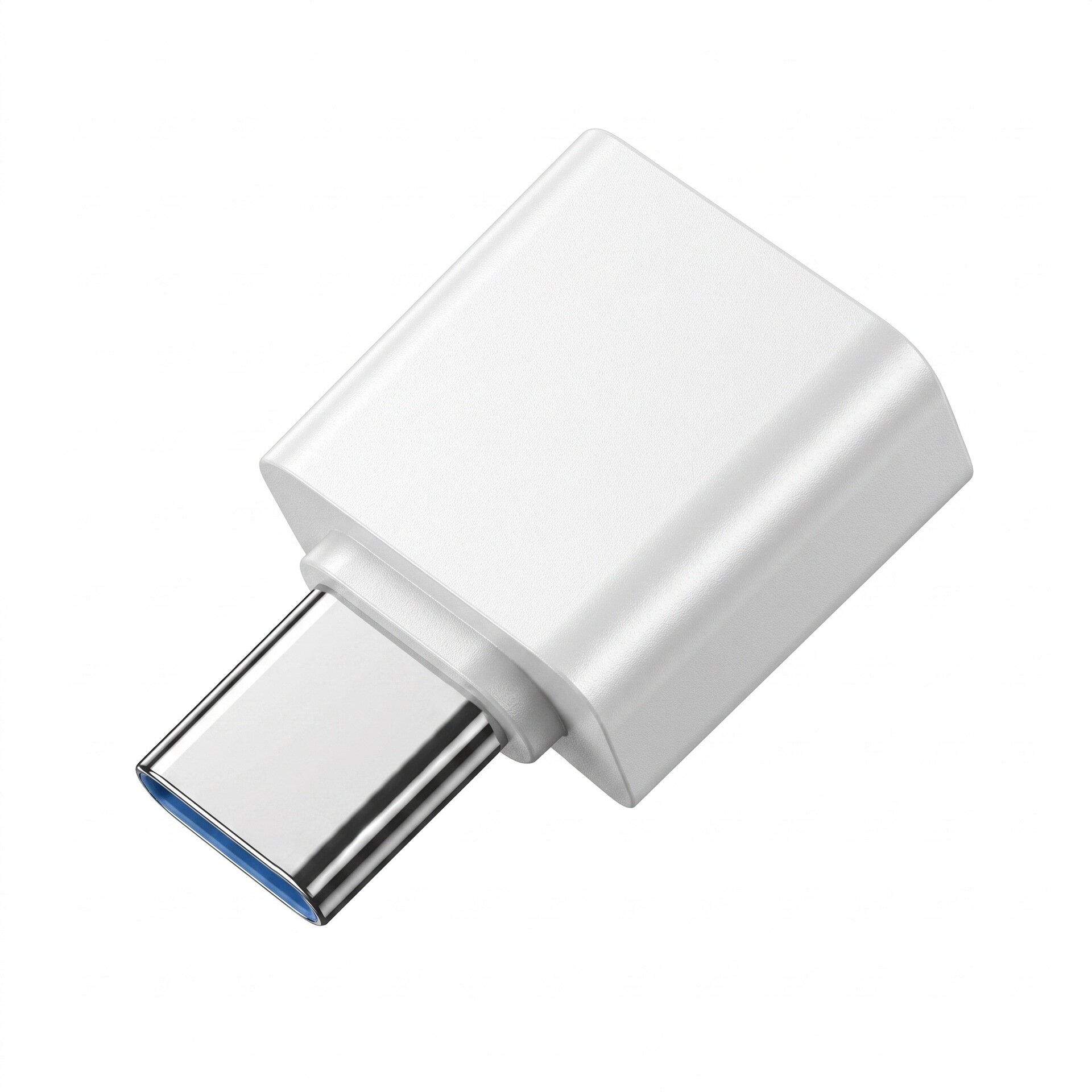 Мобильный переходник USB 2.0 на Type-C, Micro V8, конвертер OTG для Android, USB C, белый, длинный. Полный набор для проверки.