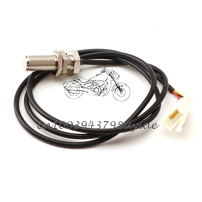 3-контактный датчик скорости запасные части кабель датчика скорости Магнитный индукционный подходит для мотоцикла квадроцикла аксессуары, sensor