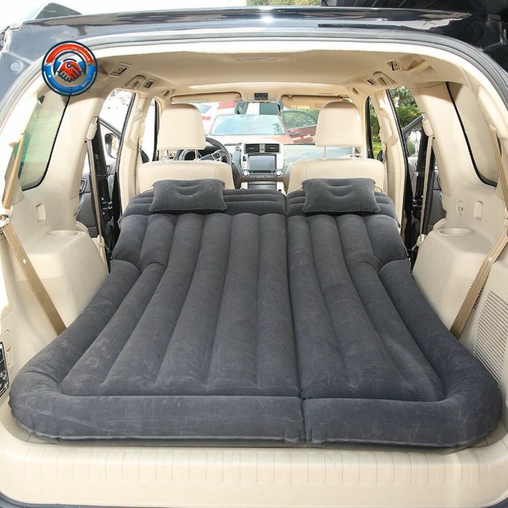 Надувной матрас в автомобиль для комфортного отдыха и сна в путешествиях, универсальный 6-зонный авто-матрас 174х126 см, быстрая накачка, вес до 150 кг, идеален для дальних поездок, природы и кемпинга