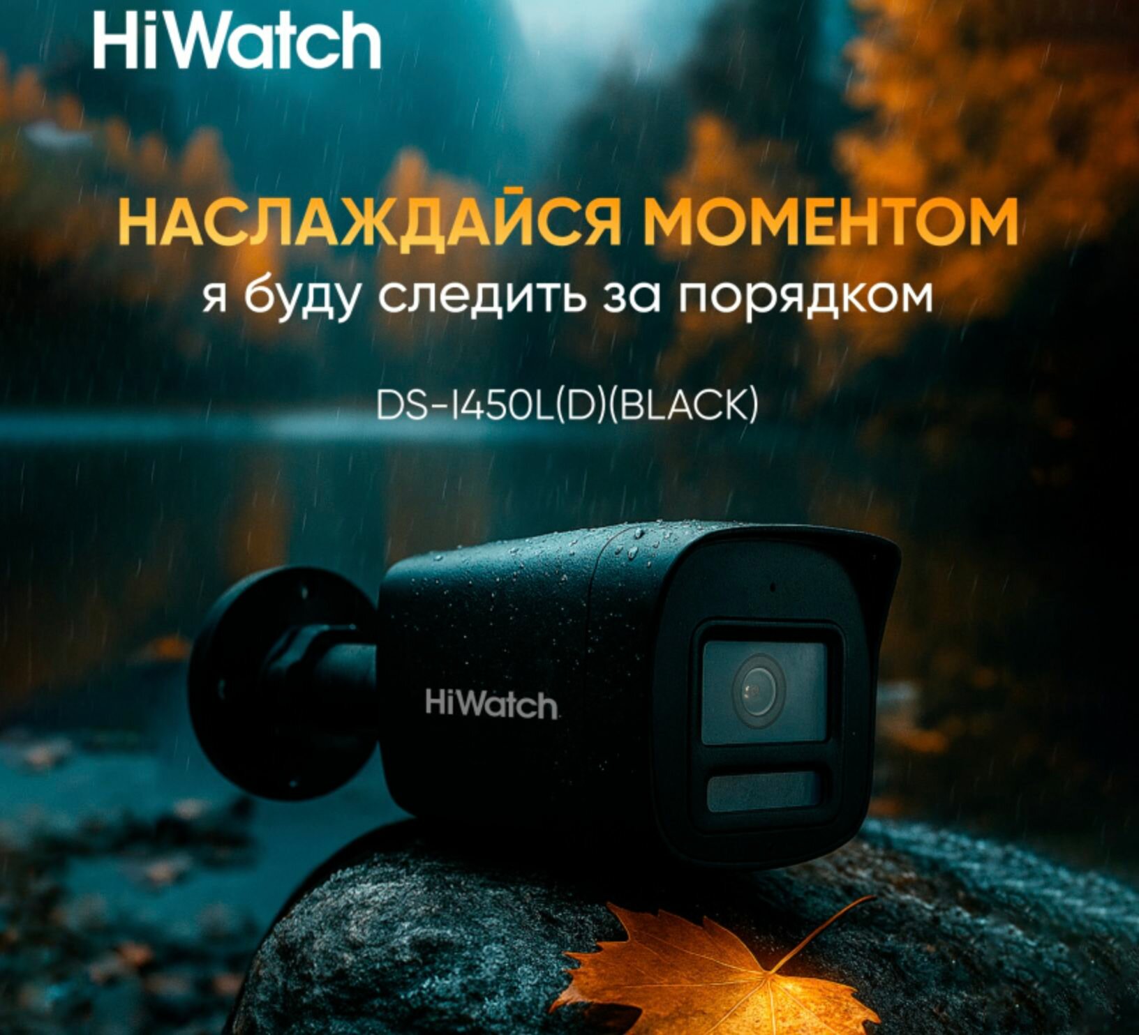 Ip камера HIWatch DS-I450L(D) 2.8мм Black