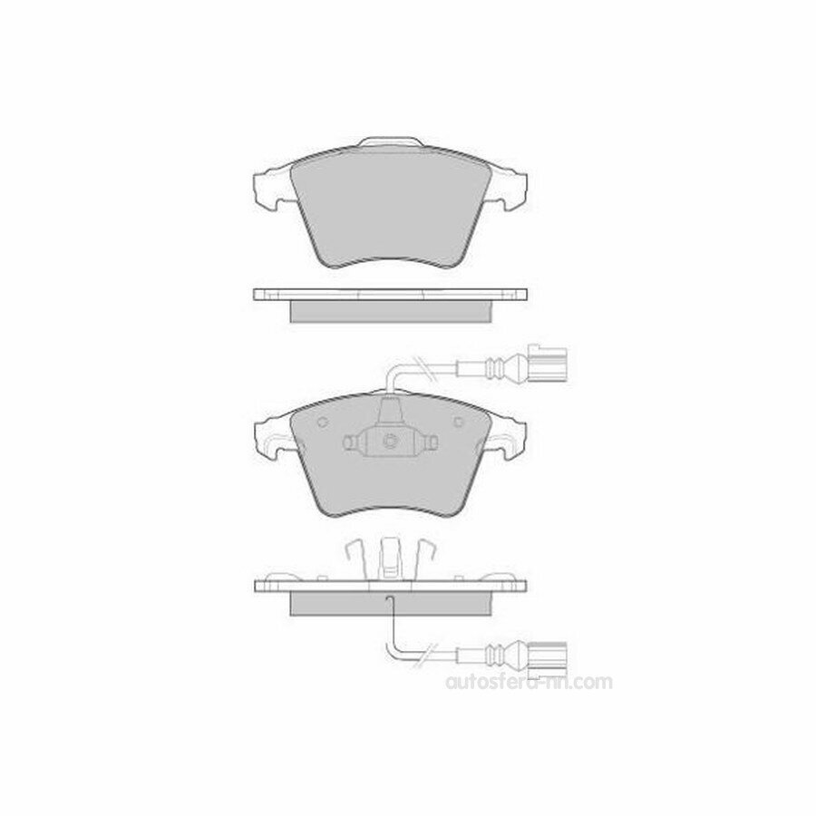 FREMAX FBP1633 колодки тормозные дисковые передние!\ VW Touareg 3.0-6.0 V12 04>