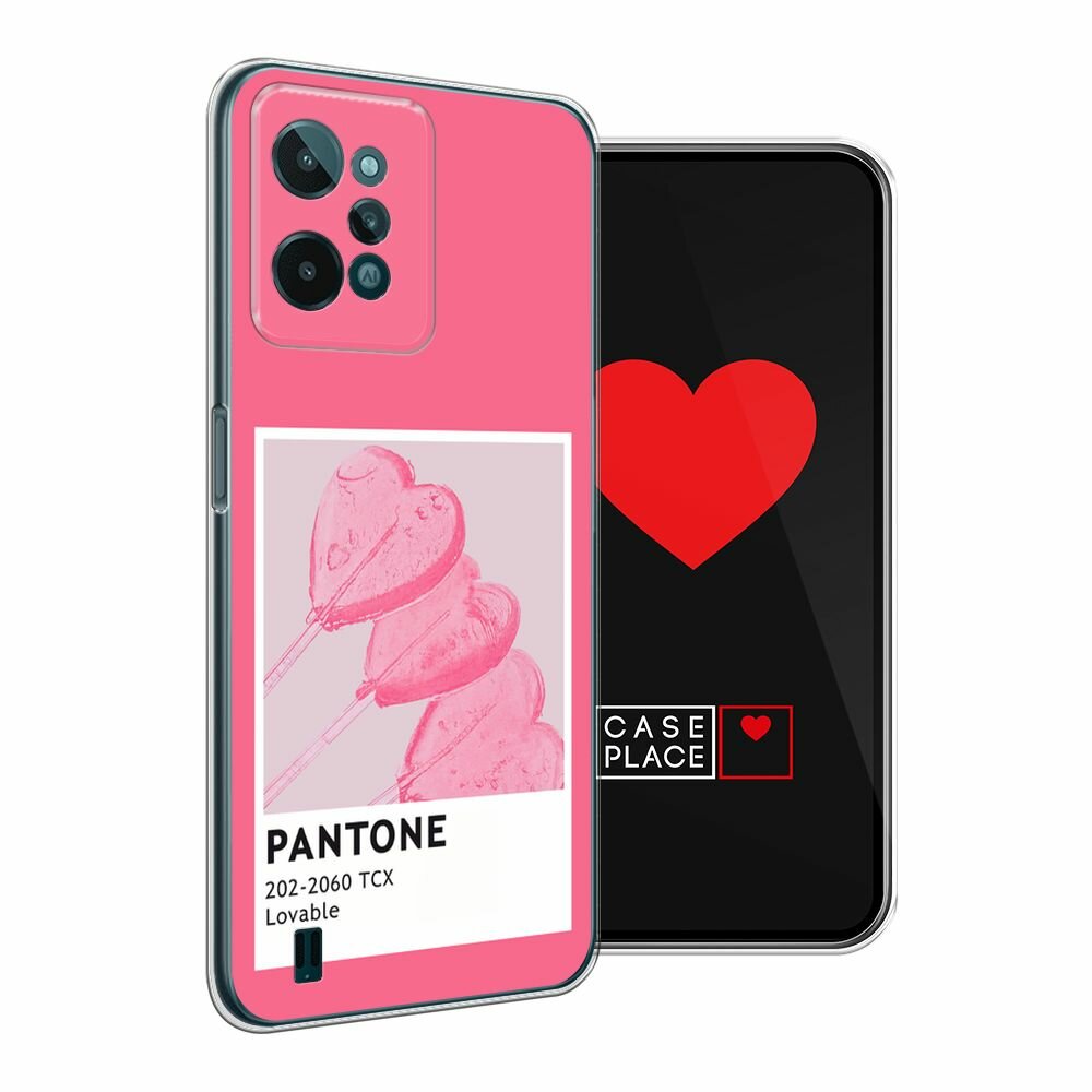Чехол на Realme C31 / Реалми C31 с принтом "Pantone Lovable 1 - 14 февраля" — фото 1