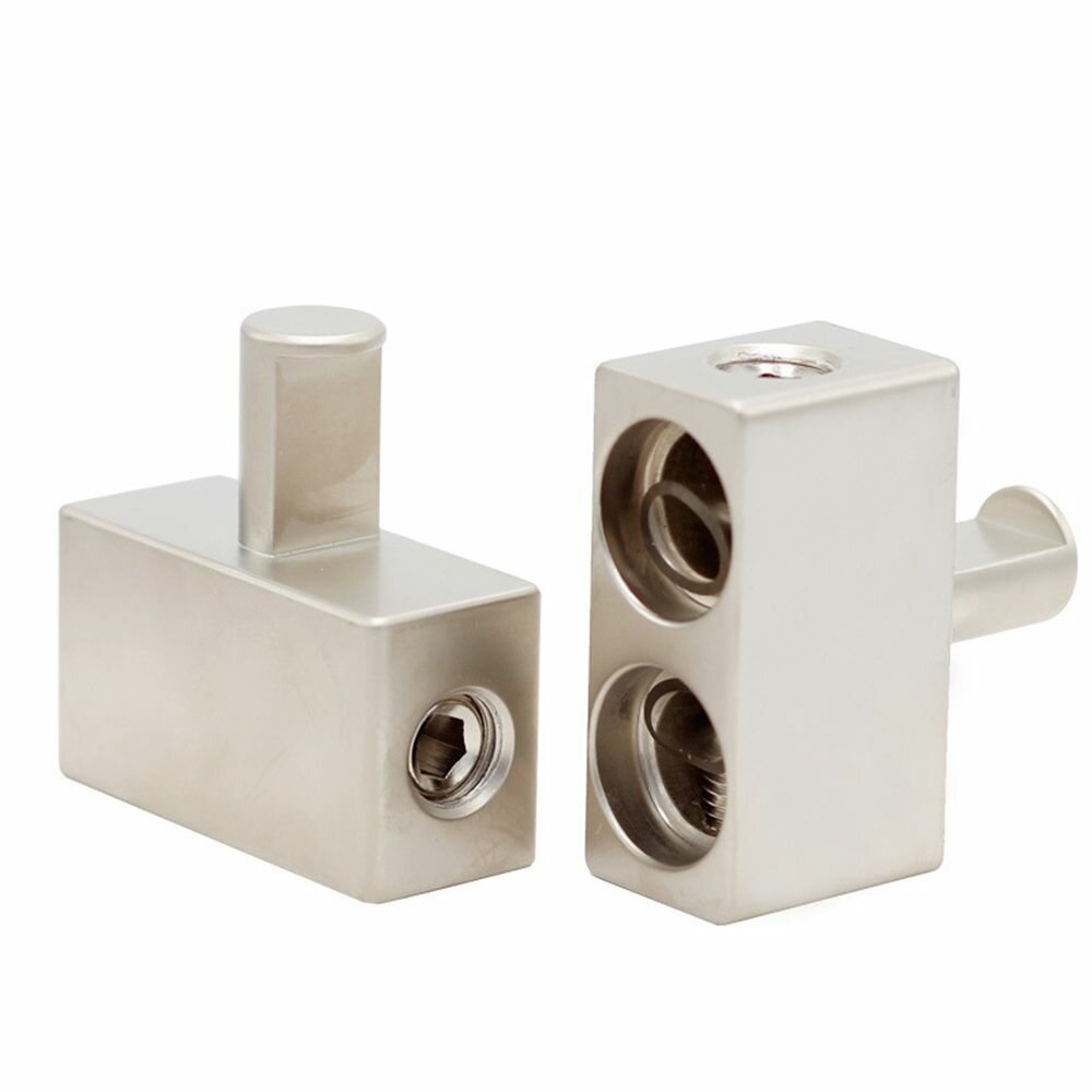 2 штуки автомобильных аудиопереходников для питания и заземления с кабелем 1/0 awg на 1/00 gauge с компенсацией для входа усилителя