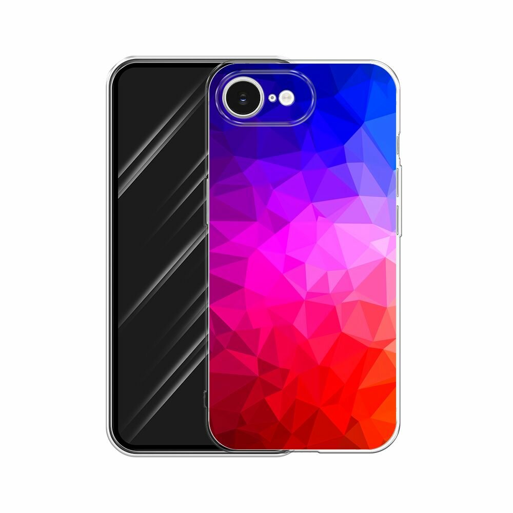 Силиконовый чехол на Apple iPhone 16e/17e / Айфон 16е/17e с принтом Геометрия 3 — фото 1