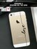 Чехол на Apple iPhone 5/5S/SE / Айфон 5/5S/SE с принтом "Красивая любовь надпись...