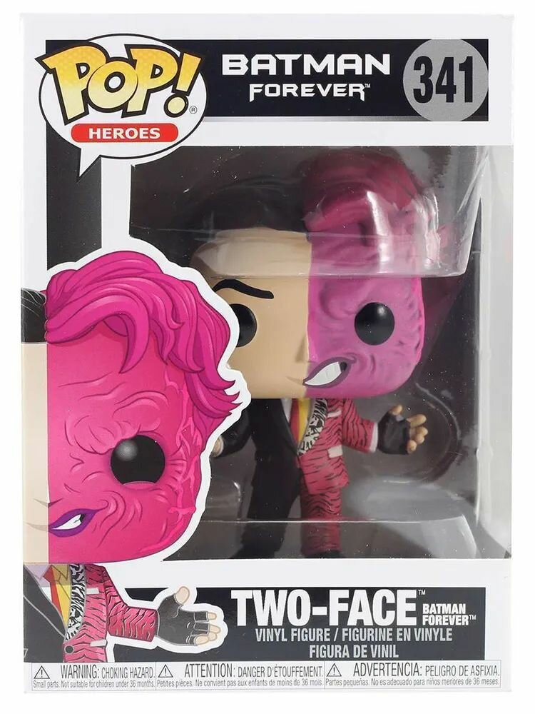 Фигурка Funko POP Heroes "Бэтмен навсегда. Двуликий", пластик, коллекционная, 1 шт