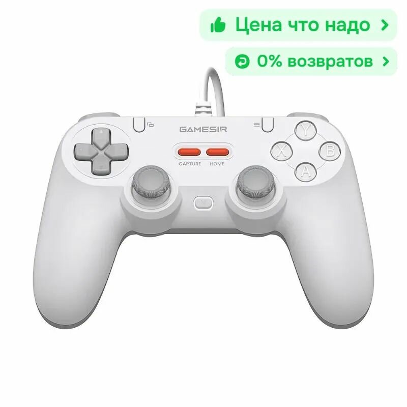 GameSir T3 Lite Mandos Para PC Nintendo Switch 1 & 2 Проводной геймпад Android с эффектом Холла Ретро