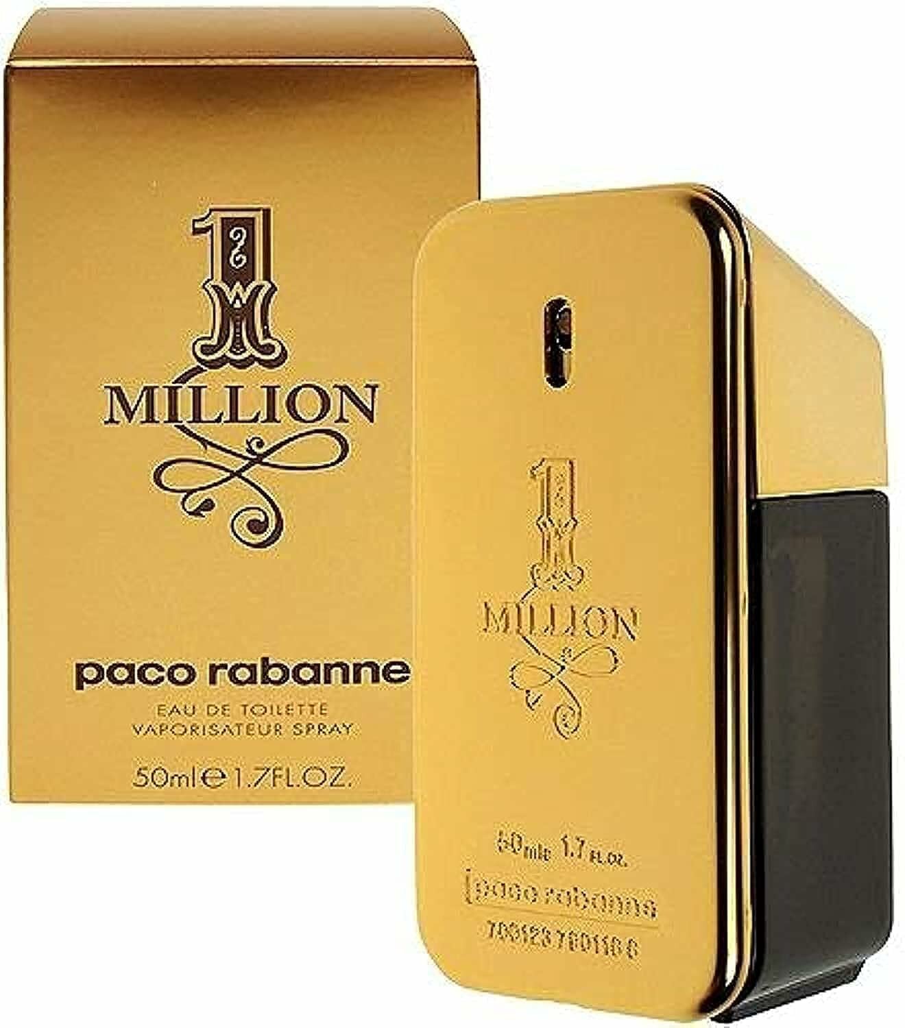 Туалетная вода Paco Rabanne "1 Million", древесный аромат, флакон 50 мл