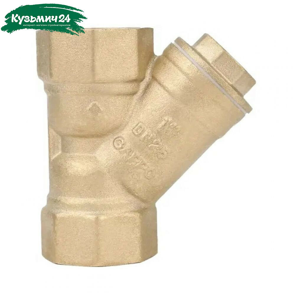 Фильтр косой ВР-ВР латунь 1/2" Gappo G1240.04, 1 шт