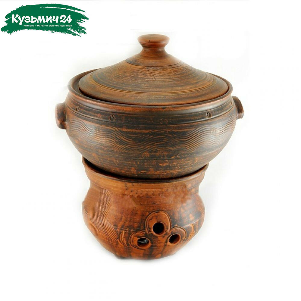 Казан под шашлык с жаровней Р3661, 1 шт