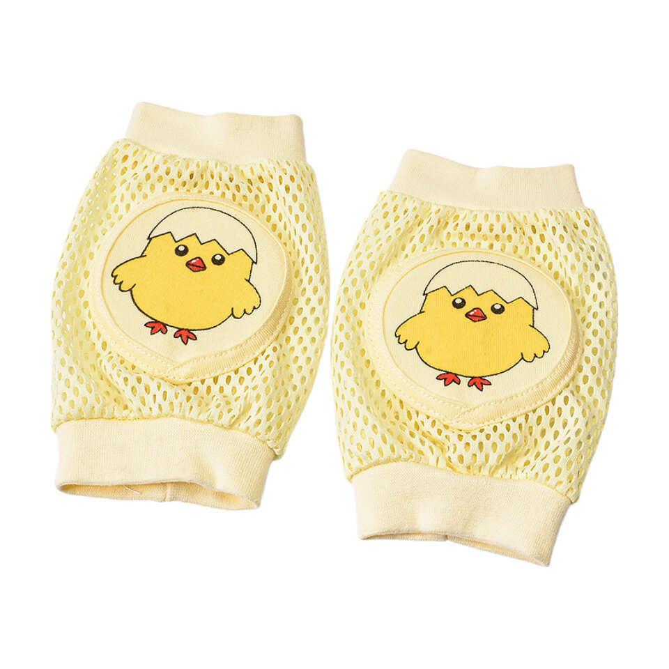 Наколенники для детей, защитное оборудование от падений для ползущих младенцев, наколенники для обучения ползанию, летние, размер для детей 0~3 лет, цвета: синий, розовый, желтый, зеленый