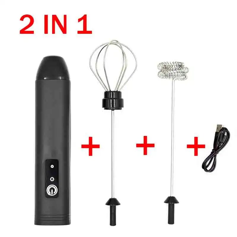 MIJIA Электрический венчик 3 скорости Черный, black44