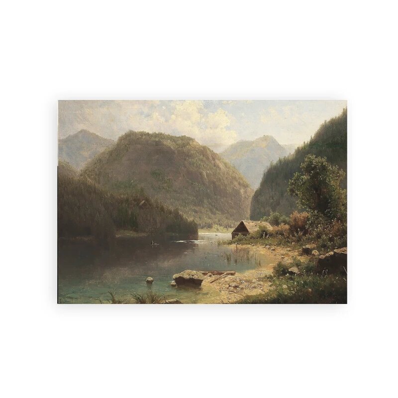 Арт-принт "Деревенский лес", 15x21 см, fPC10588, без рамки