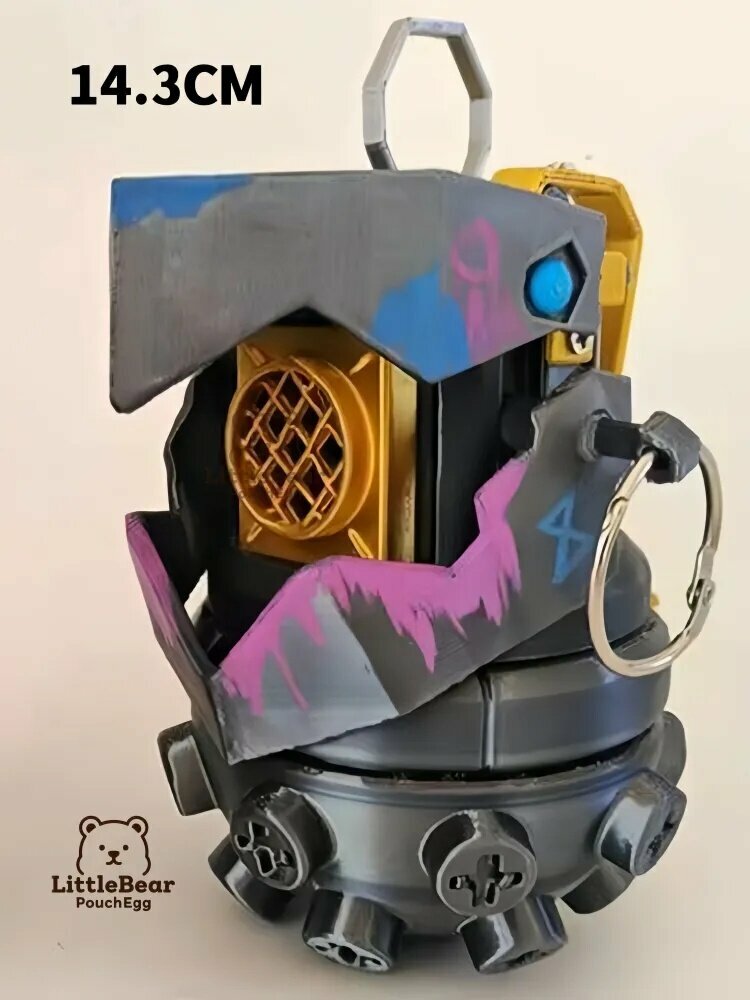 Arcane Jinx граната, 1;1 джинкс аркейн граната, league of legends, LOL cosplay