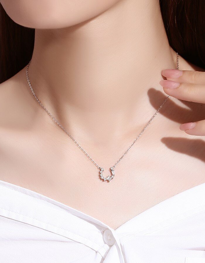 Колье, циркон