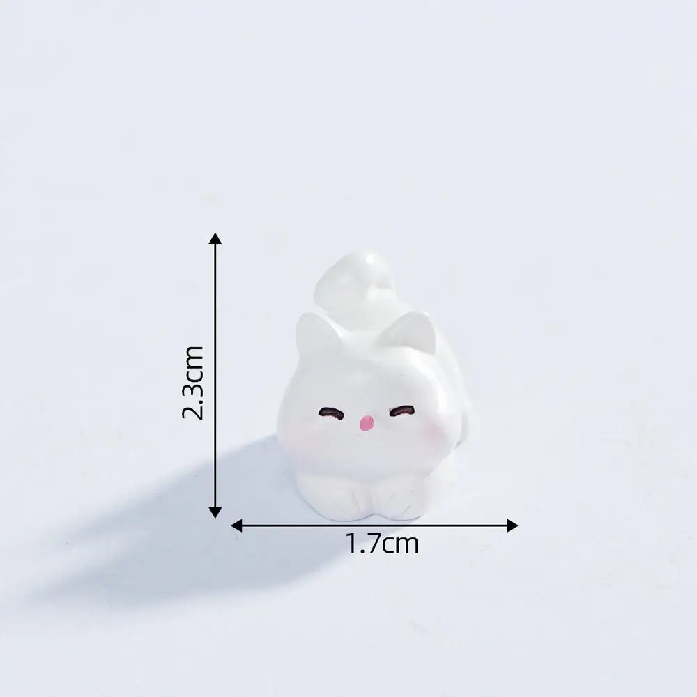 Мини-фигурка кота Белого цвета, Style 36