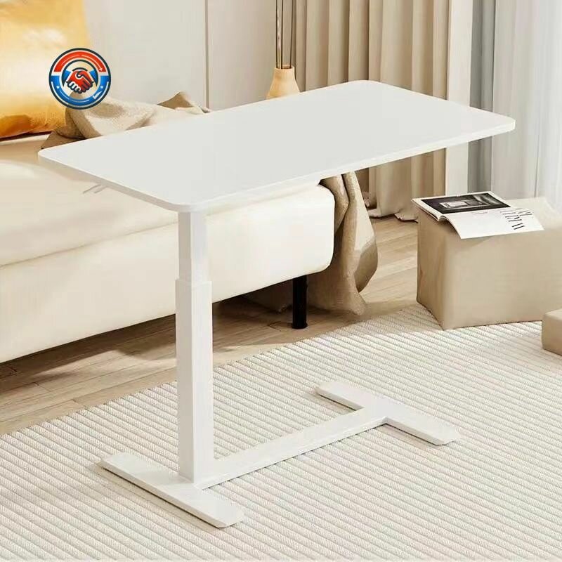 Мобильный столик подставка для ноутбука, регулируемый по высоте и углу, компактный компьютерный стол на колесиках для работы и учебы, 68х36х100 см