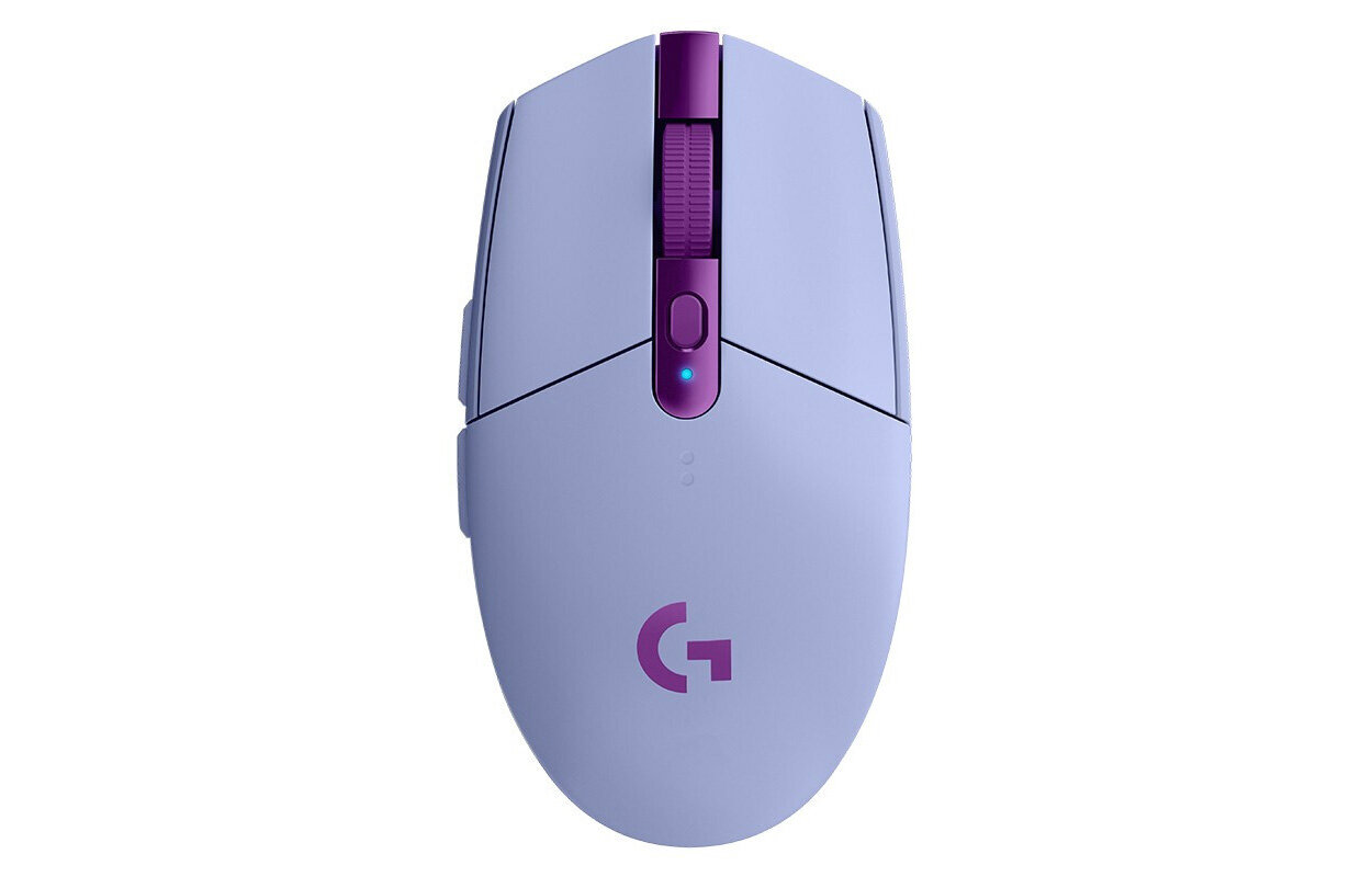 Мышь Logitech, purple, оптическая, 1000 DPI, USB, компактная