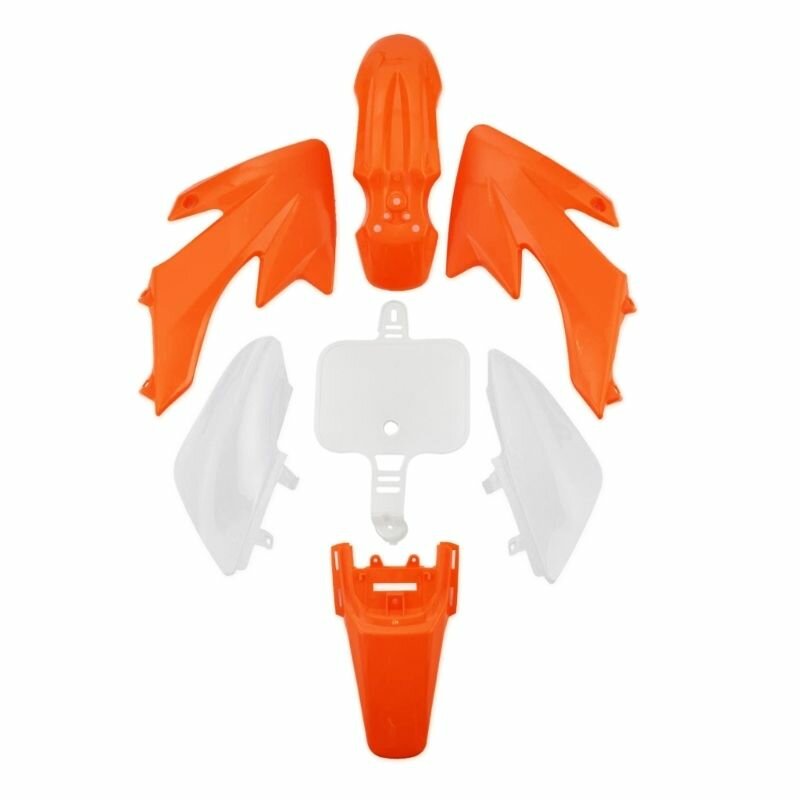 Полный пластиковый обтекатель, комплект обвесов, крыло для CRF50 XR50 50cc 70cc 90cc 110cc 125cc грязевой питбайк, мотоцикл