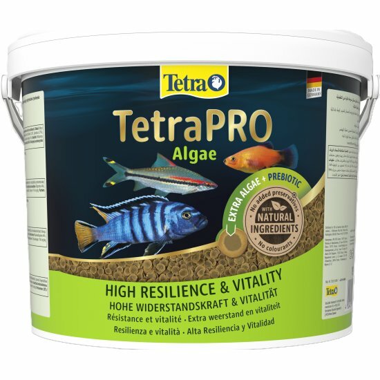 Корм для всех видов рыб Tetra P ro Algae Multi-Crisps со спирулиной, чипсы 10 литров