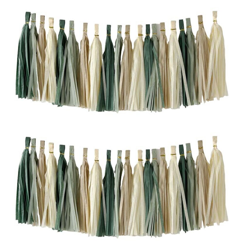 Бумажные Серпантины Красочные Бумажные Кисточки Подвесное Украшение для Свадьбы, Дня Рождения, Праздника Детских Душей