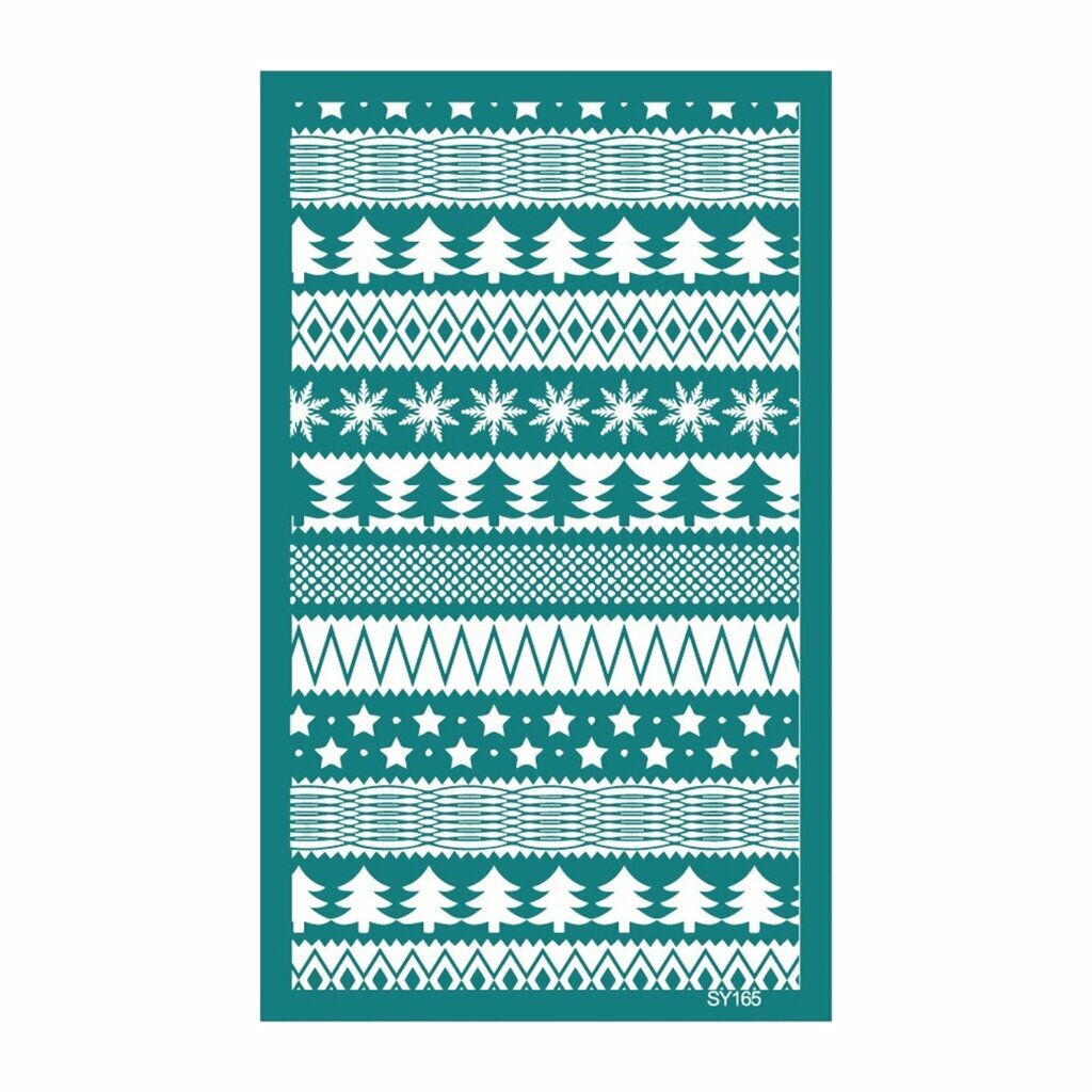 Рождественская тема Трафареты для шелкографии Олень Дерево Сетка Трафареты для переноса Многоразовые трафареты для трафаретной печати для сережек