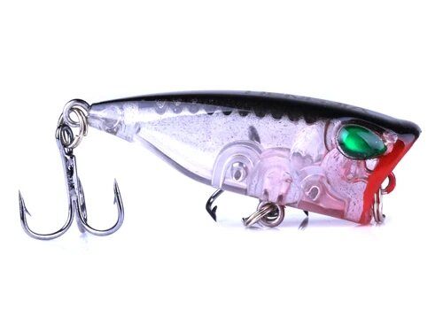 HENGJIA 1 шт. Мини 40 мм Поппер рыболовные приманки 3d глаза приманки воблеры для карпа рыболовные снасти Новинка