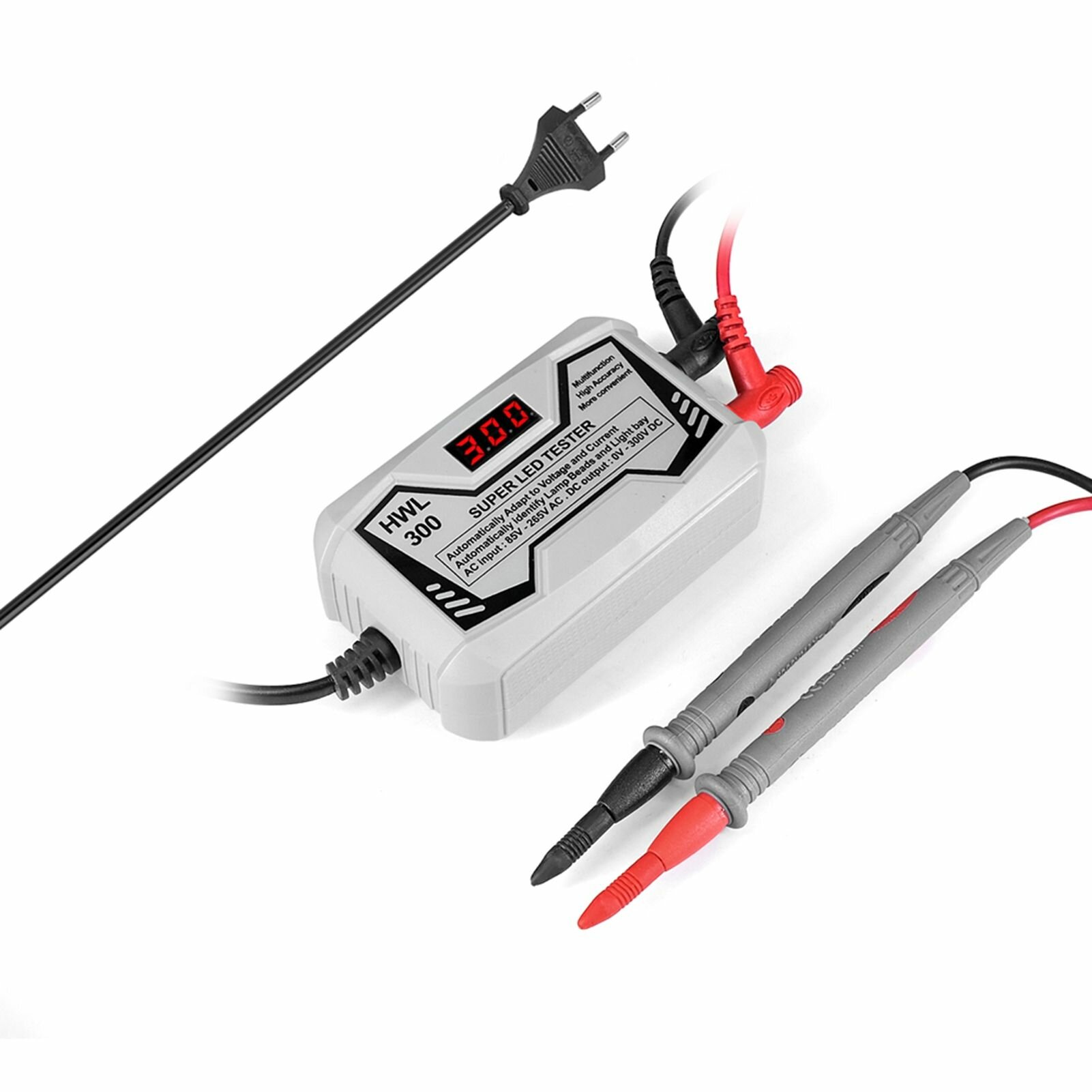 Тестер светодиодов 18 Вт, переменный ток 85 В - 265 В, тестер подсветки телевизора, многофункциональный инструмент для проверки состояния ЖК-телевизоров, светодиодных лент и ламповых бусин