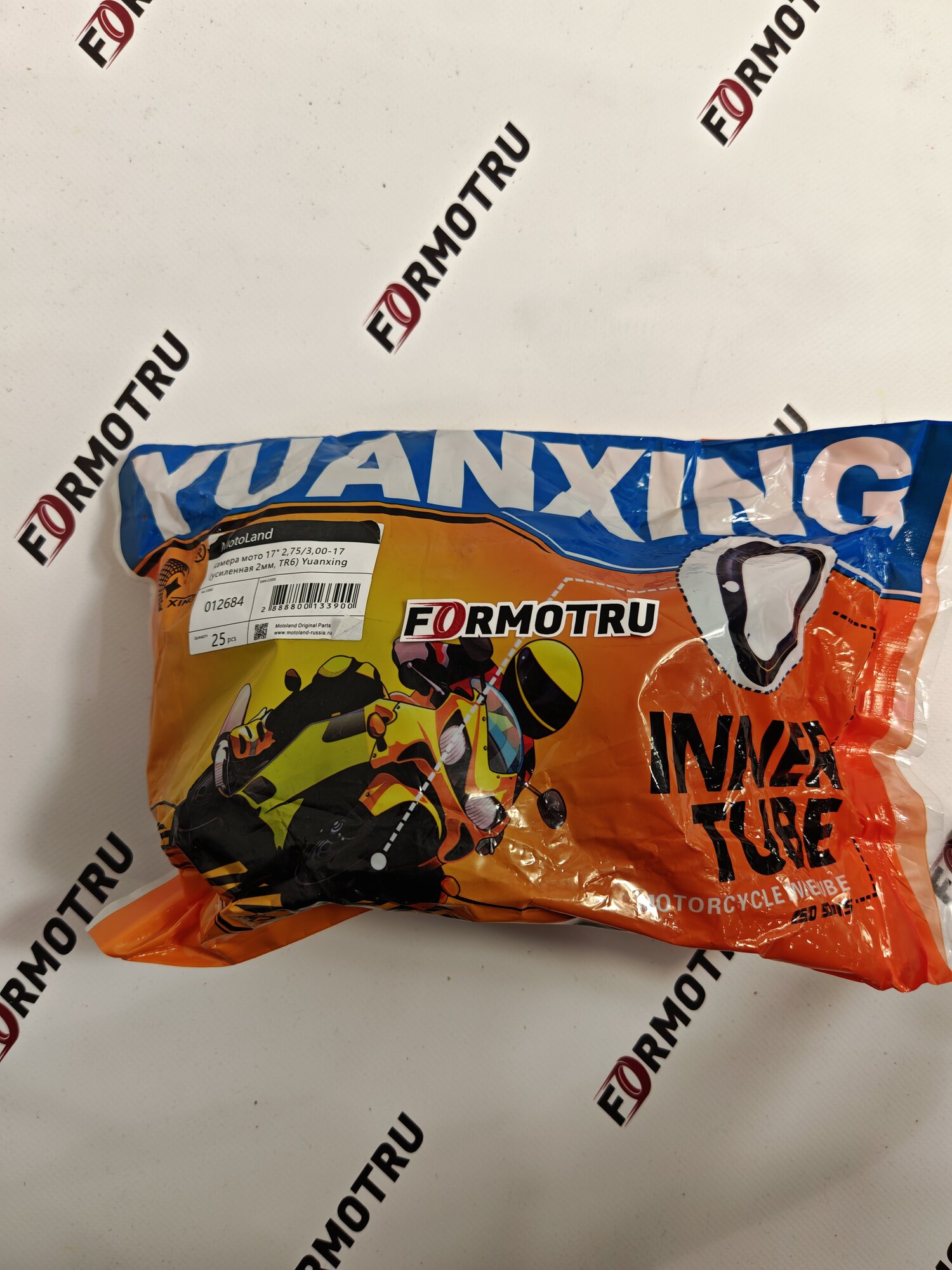 Камера Yuanxing 2.75/3.00-17 (усиленная 2мм. TR6)