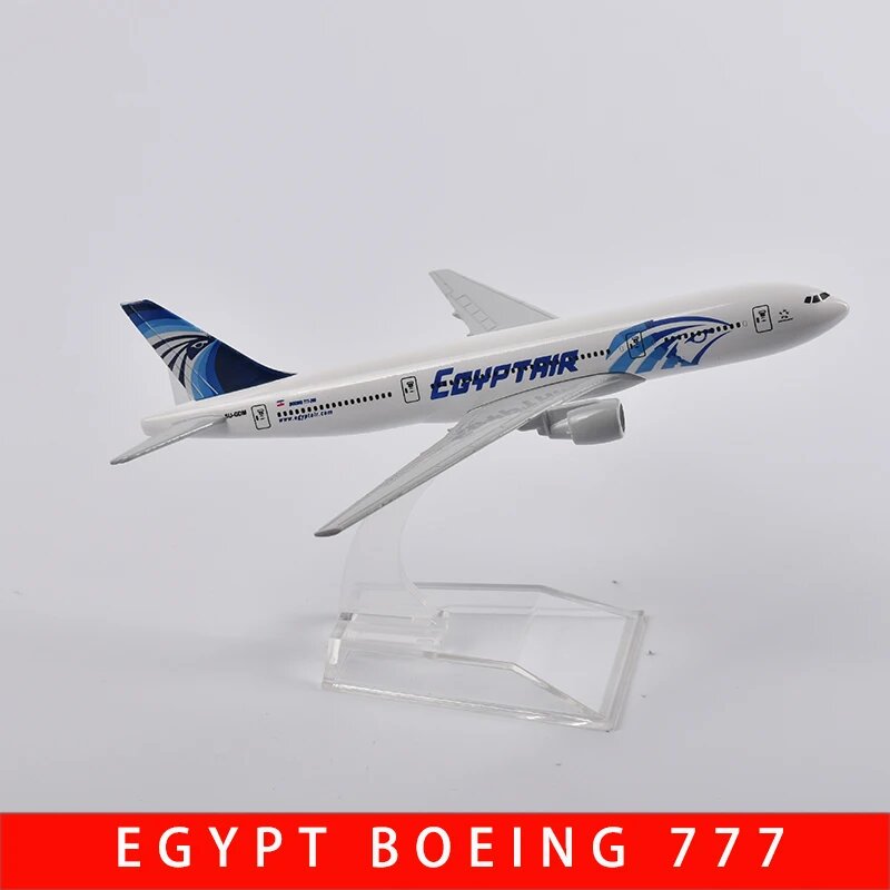 Модель самолета Egyptair Boeing 777 1/400, цвет 095