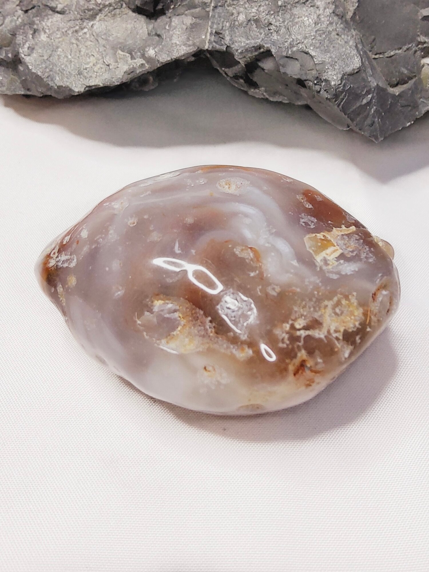 Агат жеода с водой 100 гр натуральный камень талисман