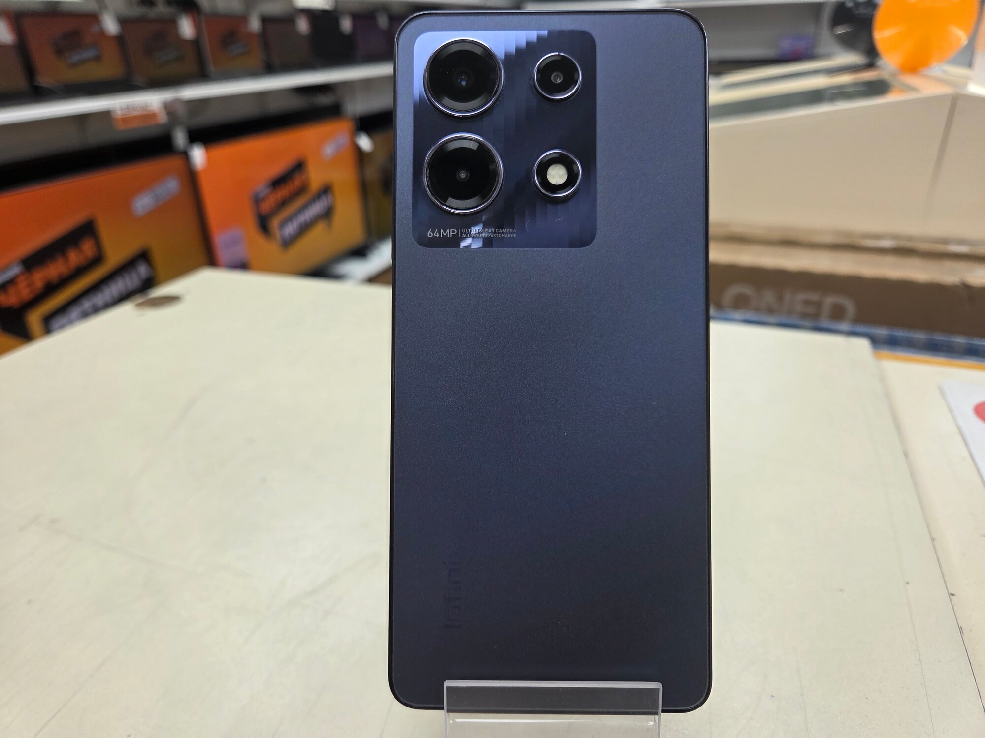 Смартфон Infinix Note 30 (X6833B) 8/128 ГБ Global для РФ, Dual nano SIM, Obsidian Black, Б/У, Уценка