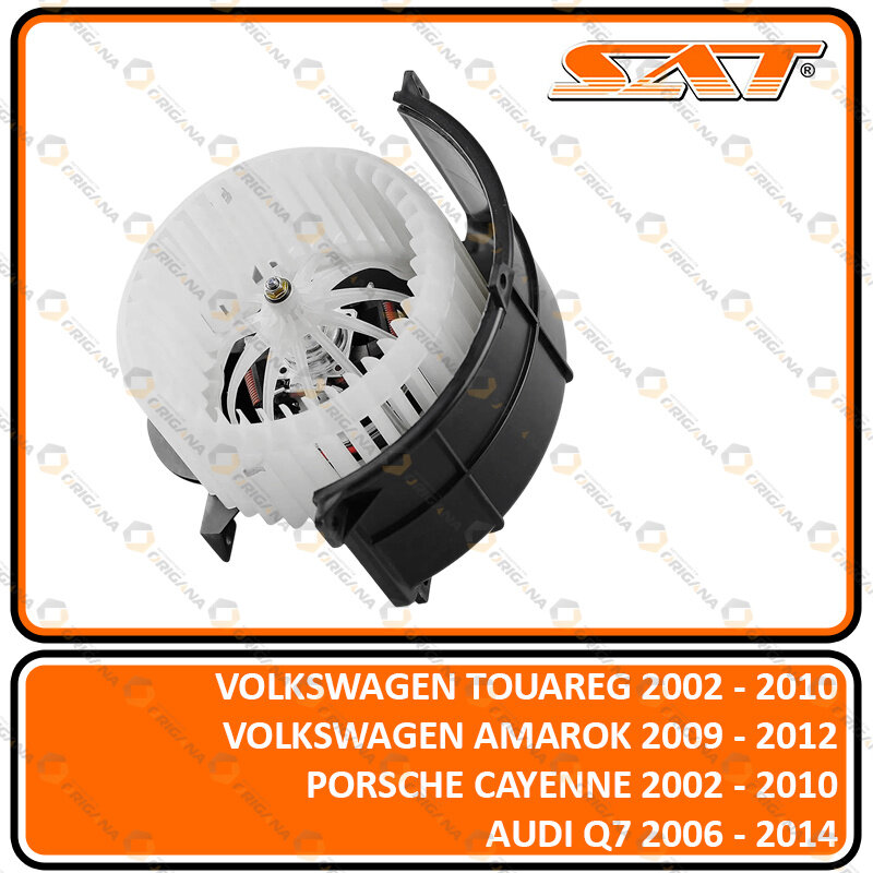 Вентилятор отопителя - мотор печки для AUDI Q7 2006-2014 , PORSHE CAYENE 2002-2010 , VOLKSWAGEN AMAROK 2009-2012 , VOLKSWAGEN TOUAREG 2002-2010