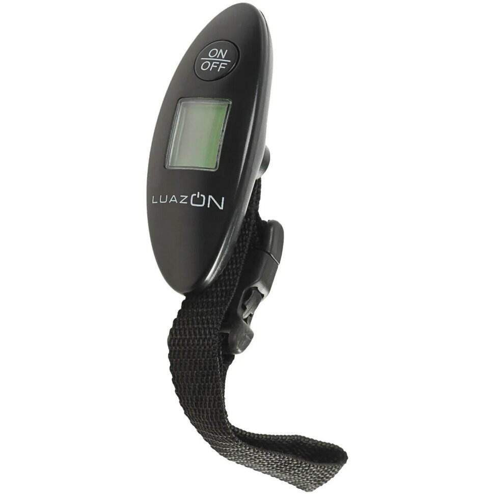 Весы багажные Luazon LV-404, до 40 кг, чёрные, 2400863