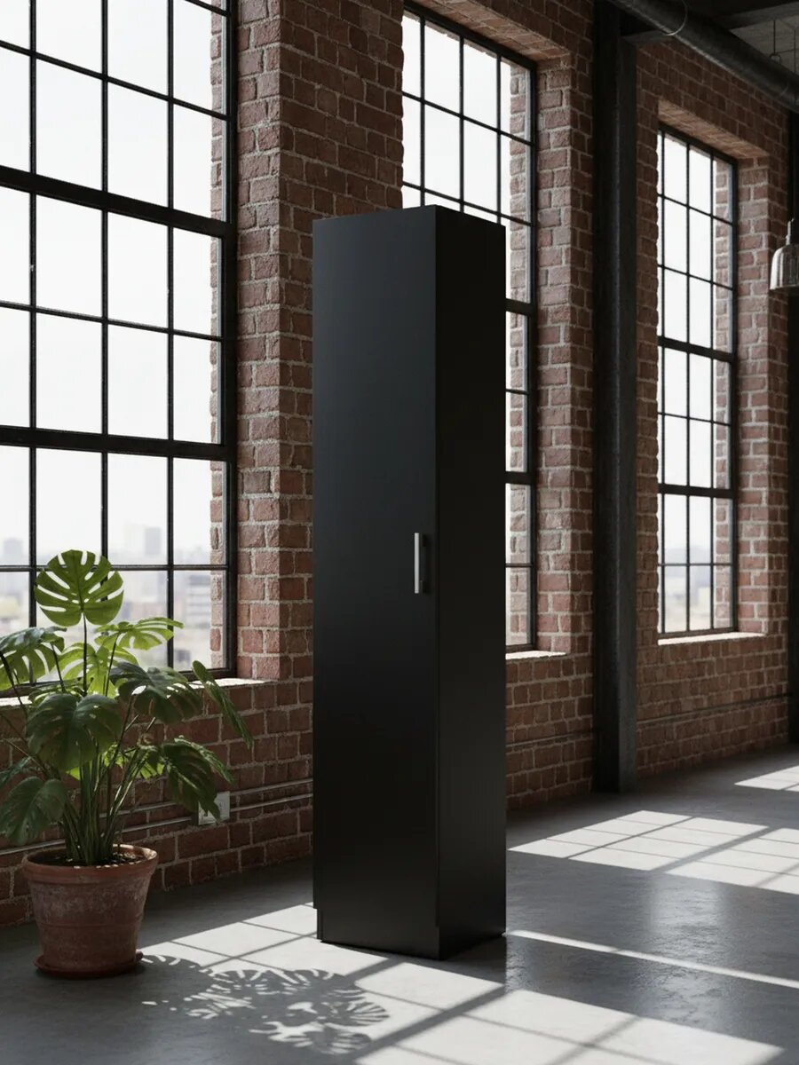 Шкаф пенал FRESTER для одежды в спальню прихожую с полками, от производителя