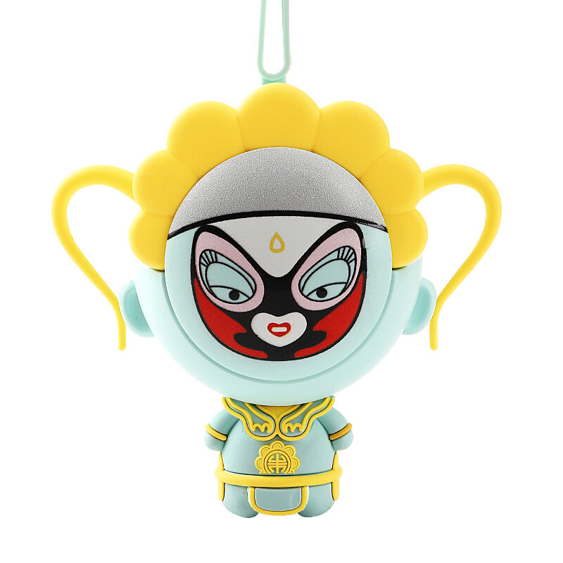 Мини вентилятор Fu Bang Show Neck Fan MHT745 перезаряжаемый, lemon, беслопастной, модный тренд, для舒