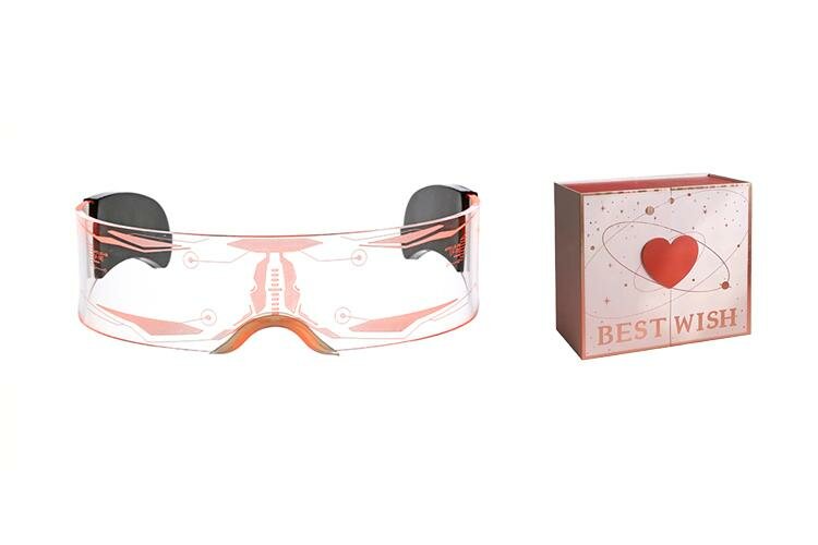 Очки унисекс AAJF белые, thunder dual control (heartbeat gift box)