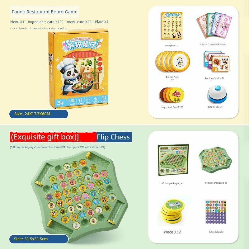 Детская настольная игра «Панда»: симуляция управления предприятием, развитие математических навыков, обучение мышлению,