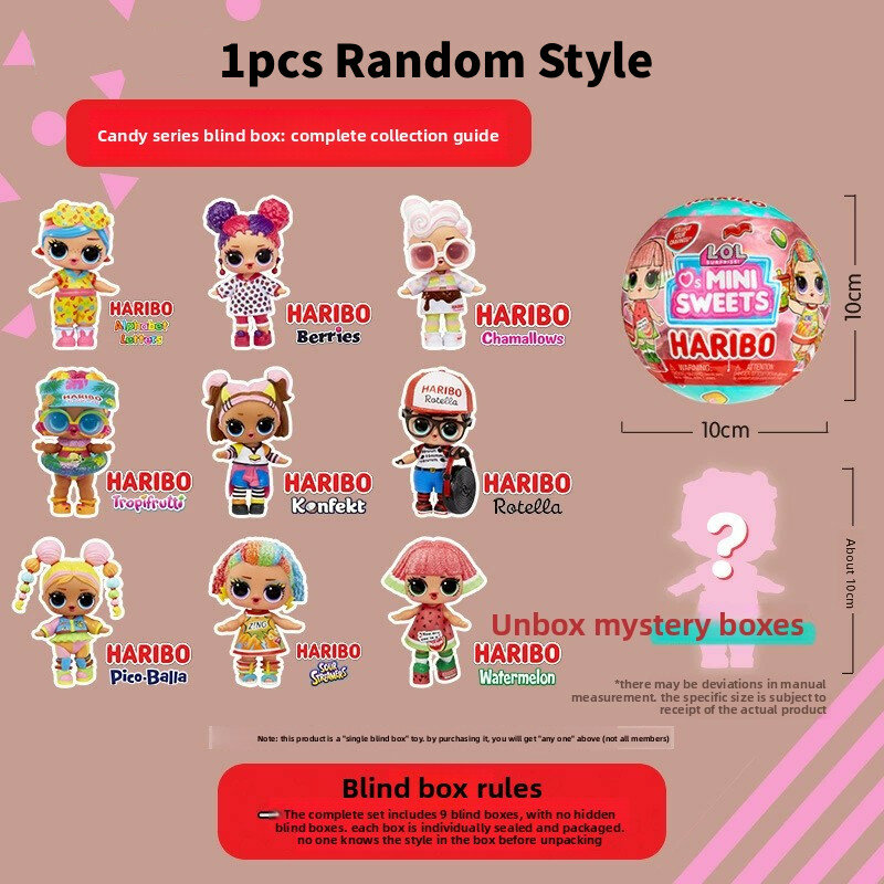 Лол сюрприз блайнд бокс с куклами тематикой конфеты для девочек декор игровой комнаты