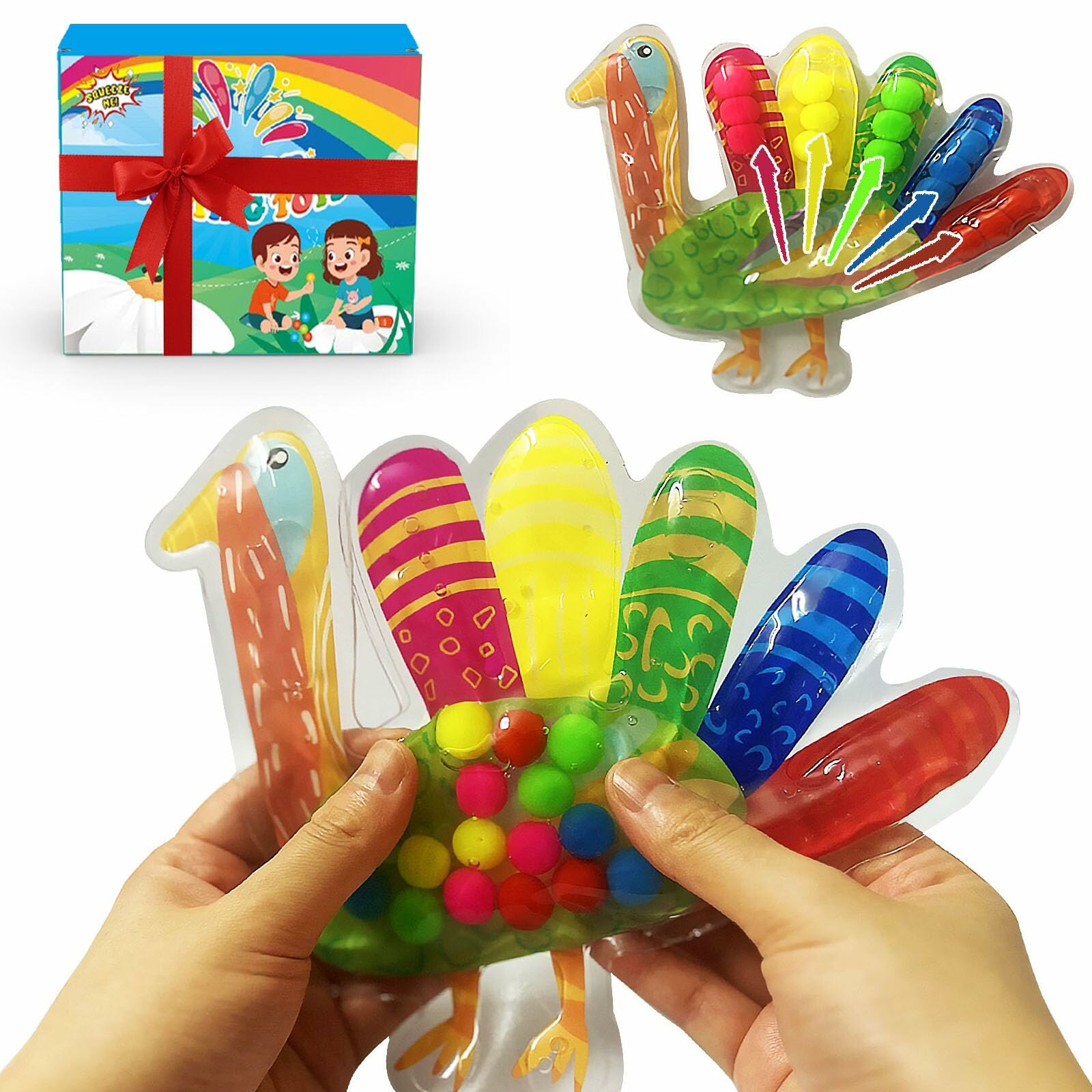 Сенсорные игрушки GYsomer для сортировки по цвету, игрушки для развития мелкой моторики у малышей, игрушки Монтессори для дошкольного обучения, сенсорные игрушки для детей от 3 лет и взрослых.