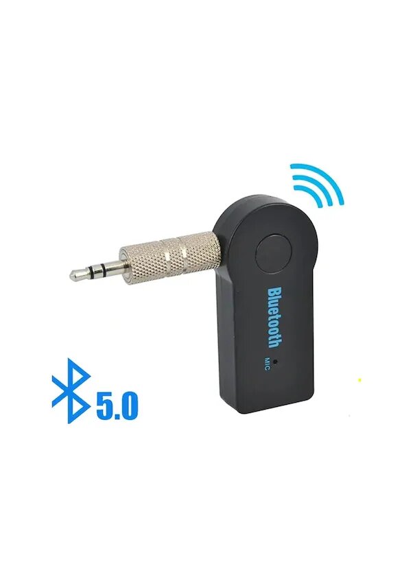 Автомобильный Bluetooth-ресивер Aux, беспроводной Bluetooth-адаптер 5.0 с разъемом 3,5 мм, черный