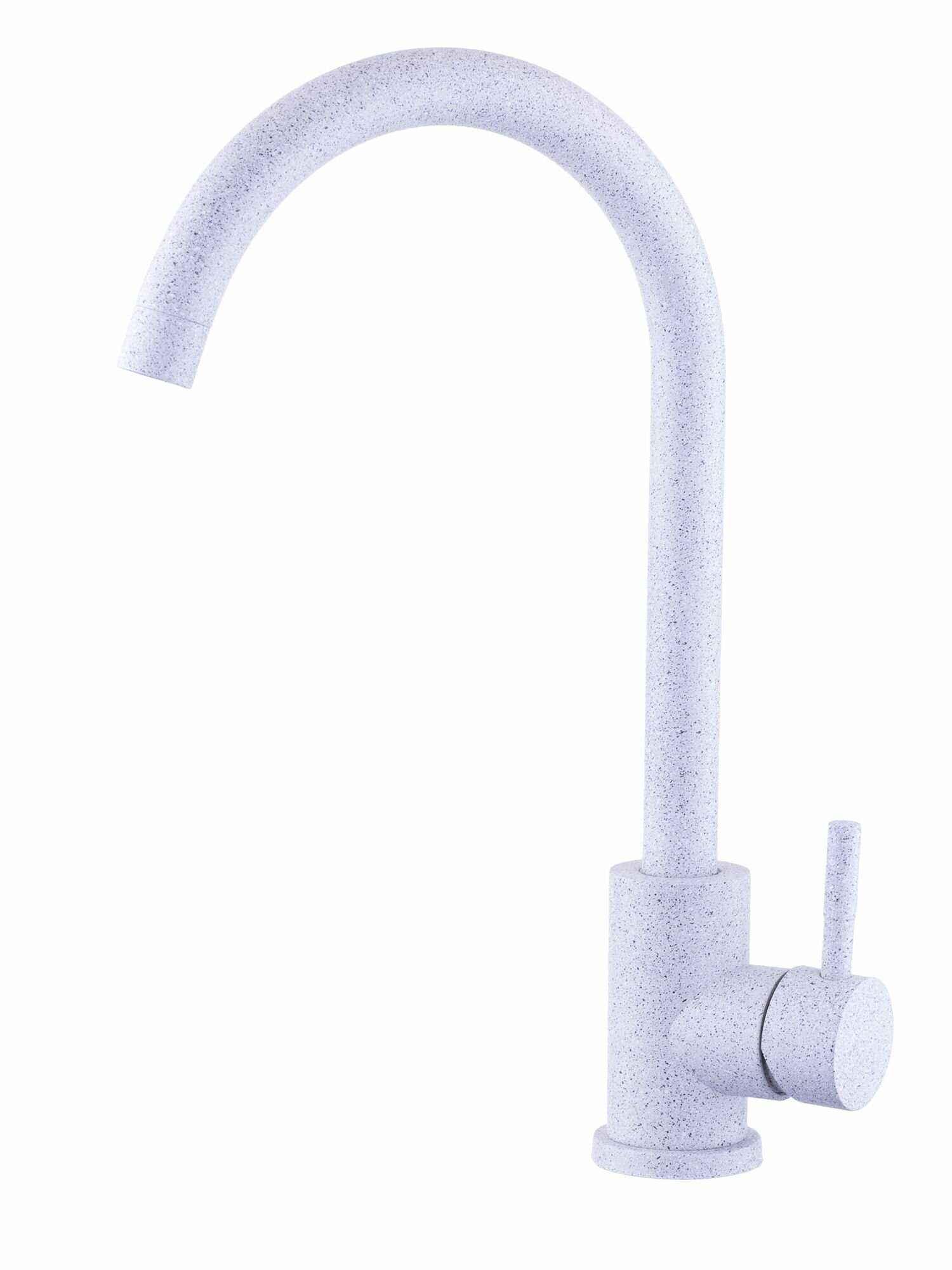 Смеситель для кухни, для мойки камень серый кухонный Две Воды