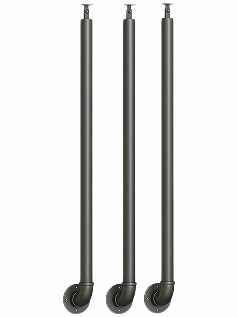 Металлические стойки перил с поворотным кронштейном 270 , Для ступеней, уровневых помещений и чердаков