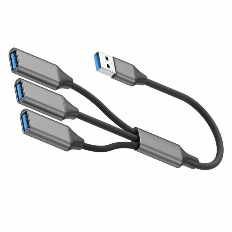 Кабели-адаптеры otg для док-станции USB-3 usb2.0-проводка USB серого цвета