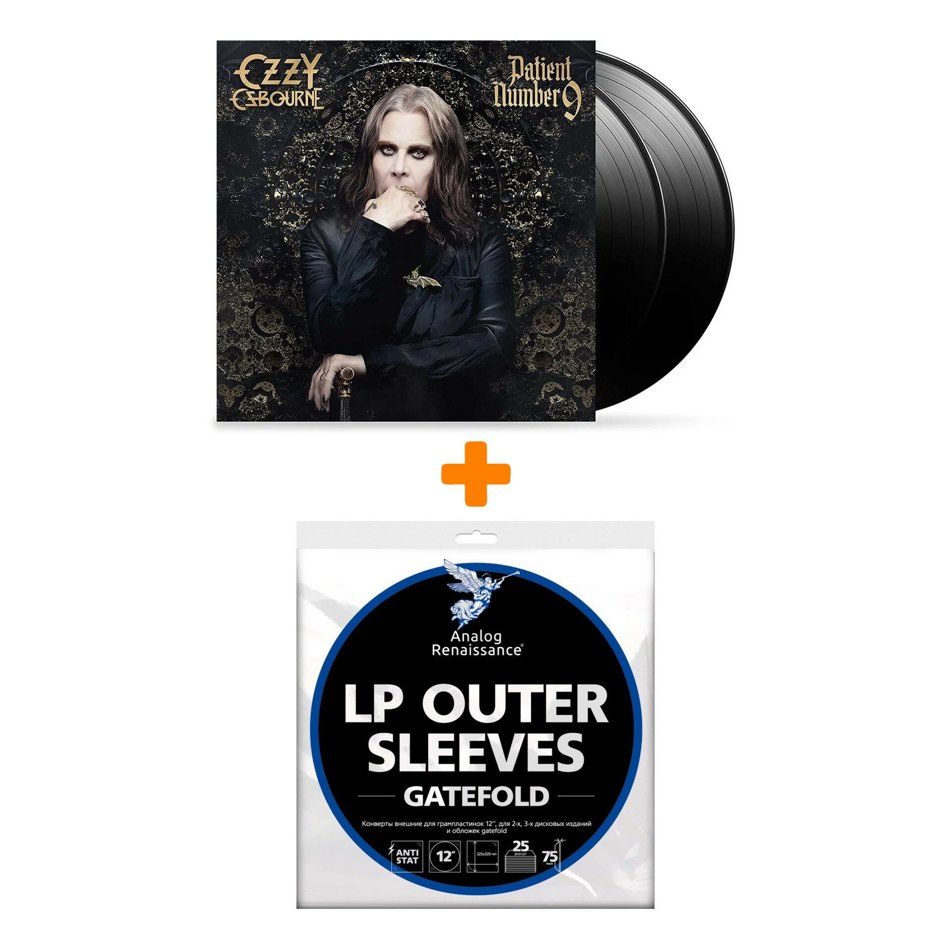 Osbourne Ozzy Patient Number 9 + Printed Insert 2LP + Конверт внешний 12" Gatefold 25шт