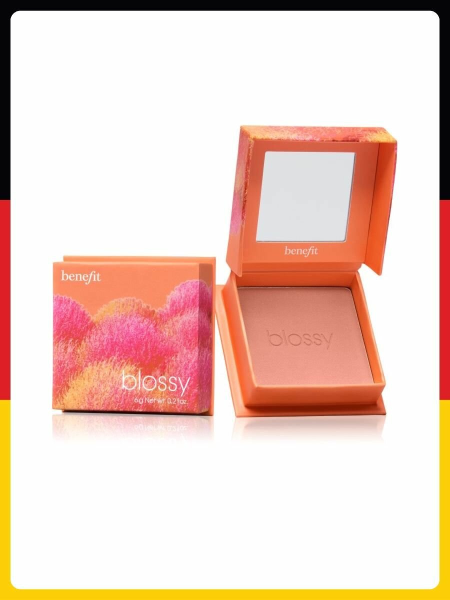 Румяна BENEFIT Blossy WANDERful World powder blush Warm Apricot, 6 г